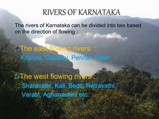 Water Resources of Karnataka | PPTX