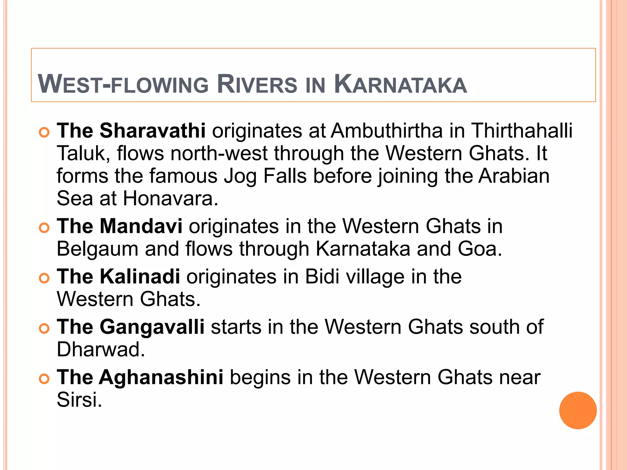 Water Resources of Karnataka | PPTX