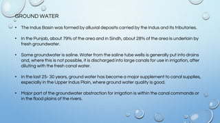 Water resources of pakistan | PPTX