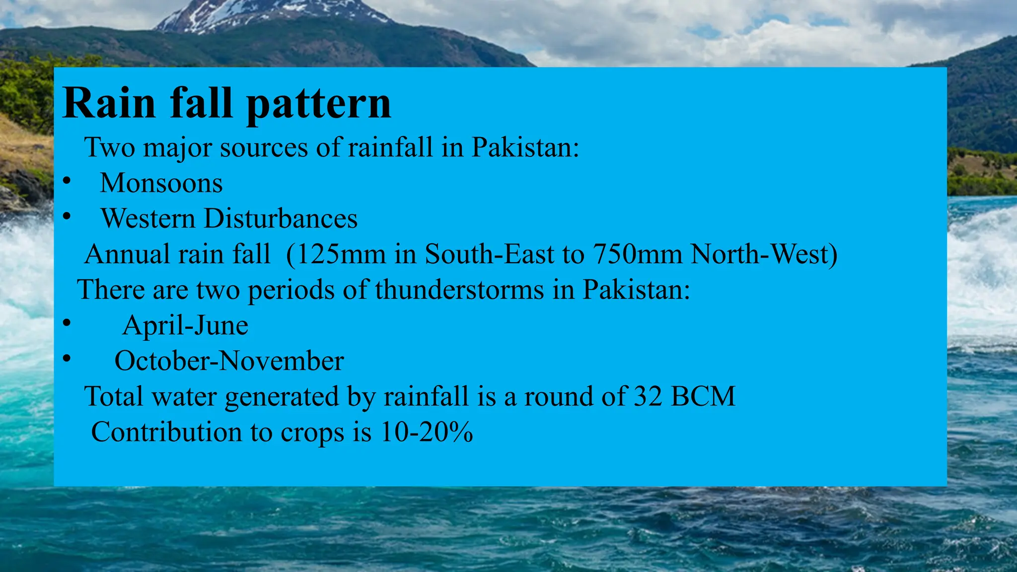 WF Studies; Water resources of Pakistan.pptx