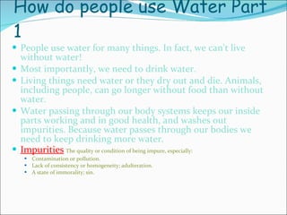 Water resources | PPT | Indoor Environmental Quality | Home & Garden