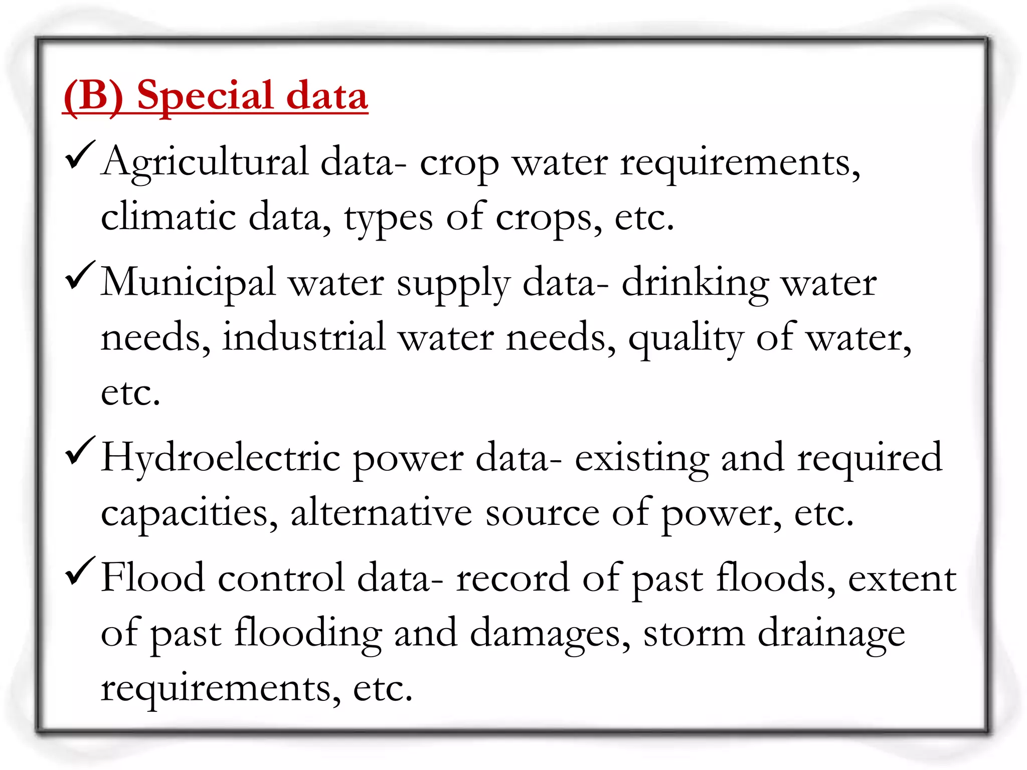 Water resources planning and development m5 | PPTX