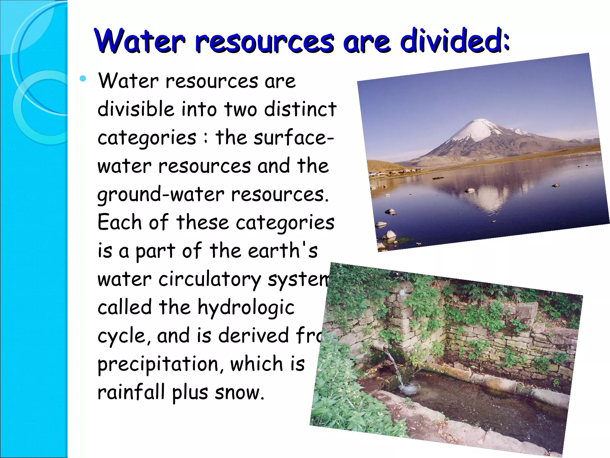 Water Resources Power Point Presentation | PPT