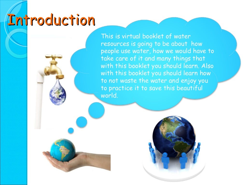 Water Resources Power Point Presentation