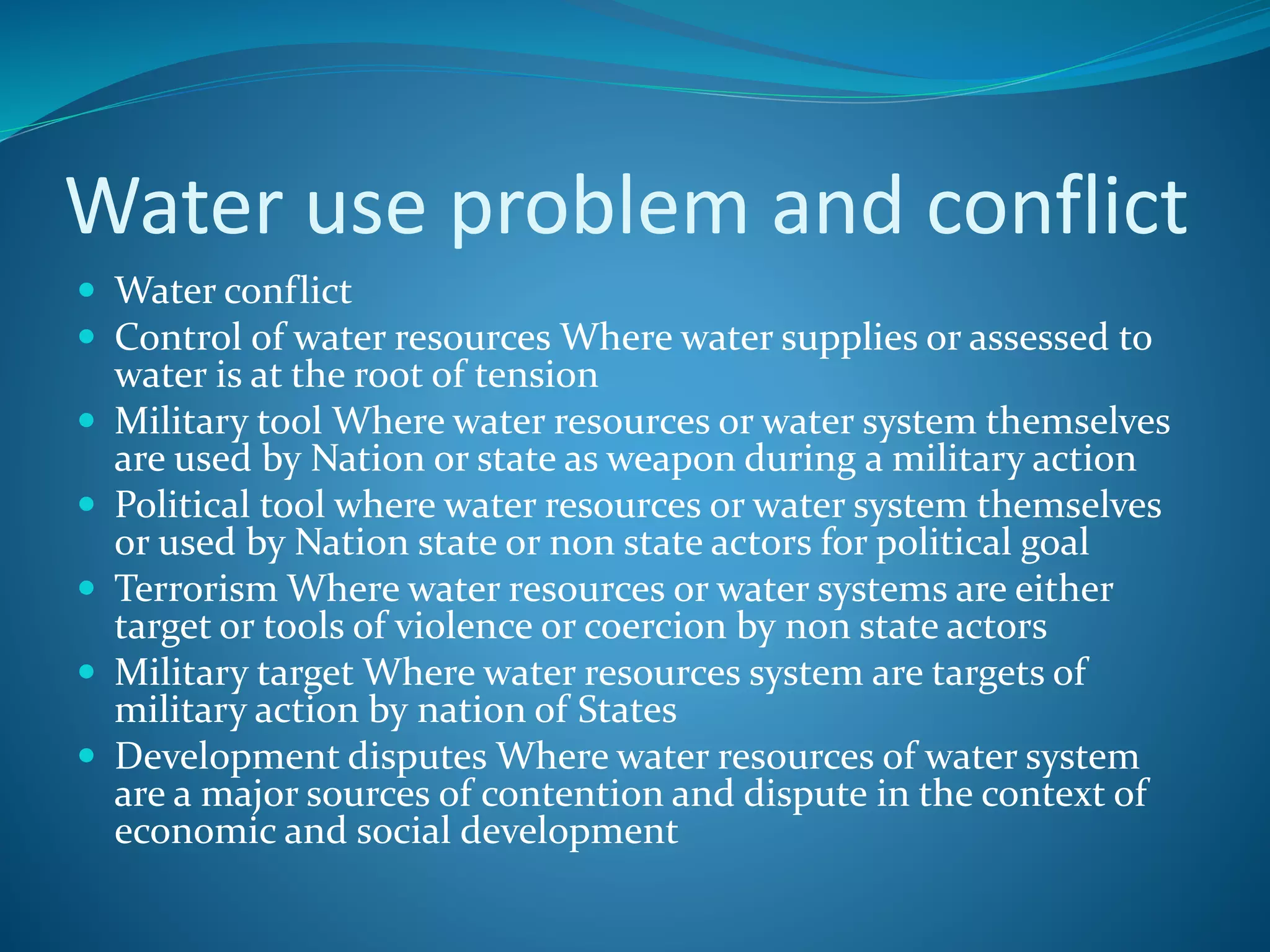 Water resources PPT | PPTX