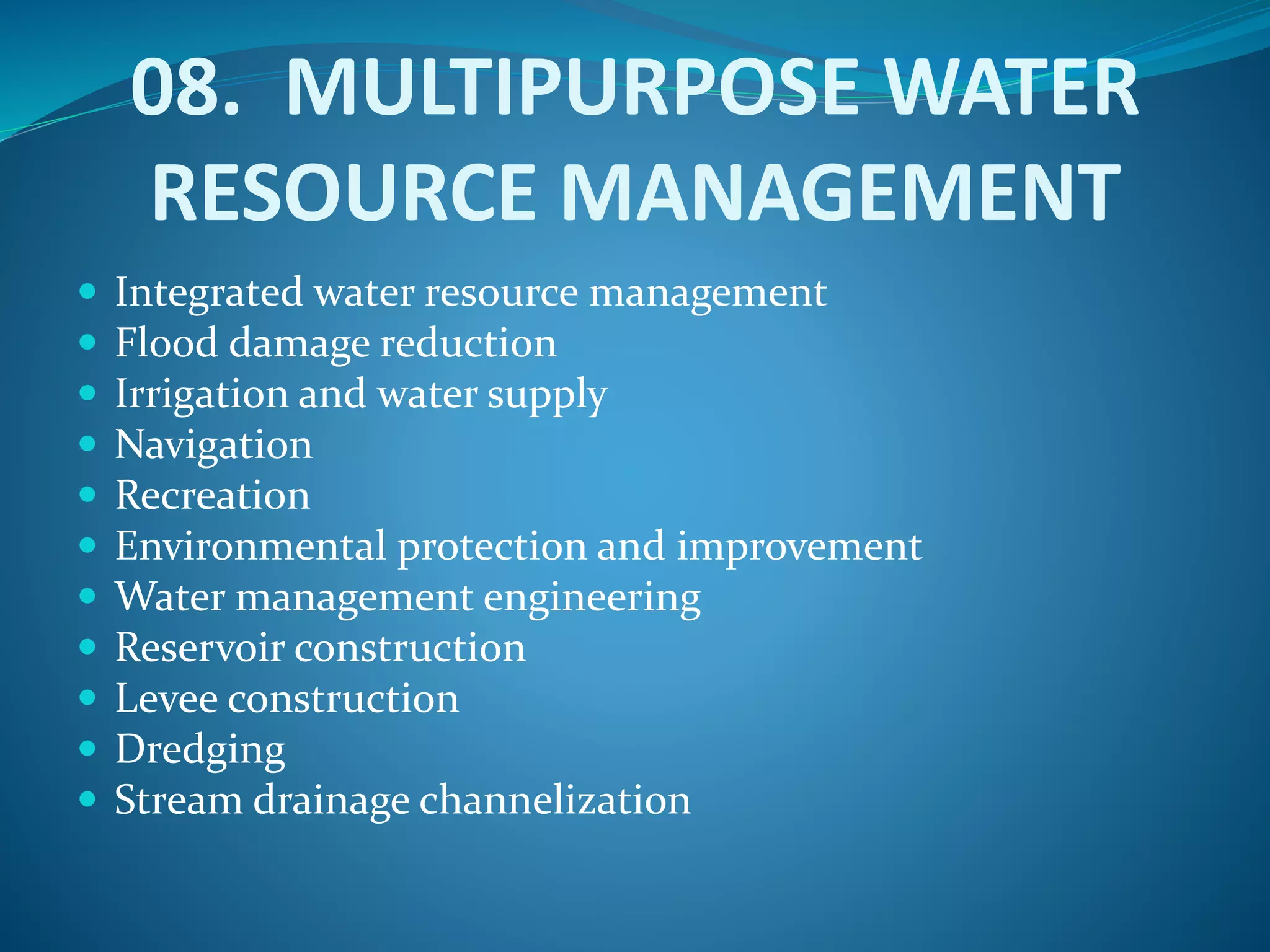Water resources PPT | PPTX