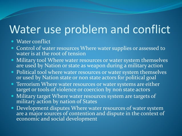 Water resources PPT | PPTX | Chemistry | Science