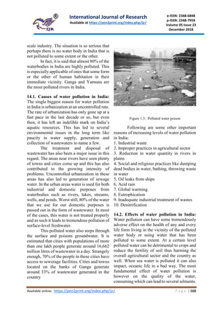 Water Resources Scenario in India Its Requirement, Water Degradation ...