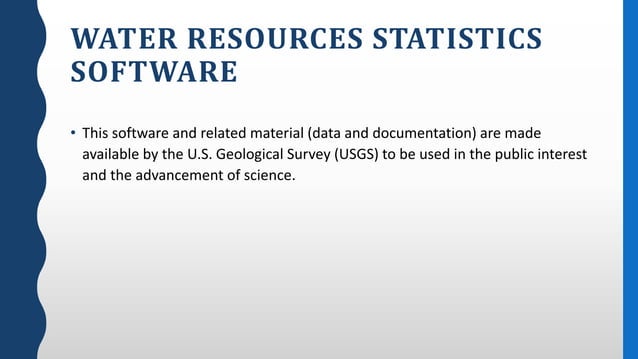 Hydrology and Water resources software | PPTX