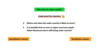 ppt on water resources for class x, geography | PPTX