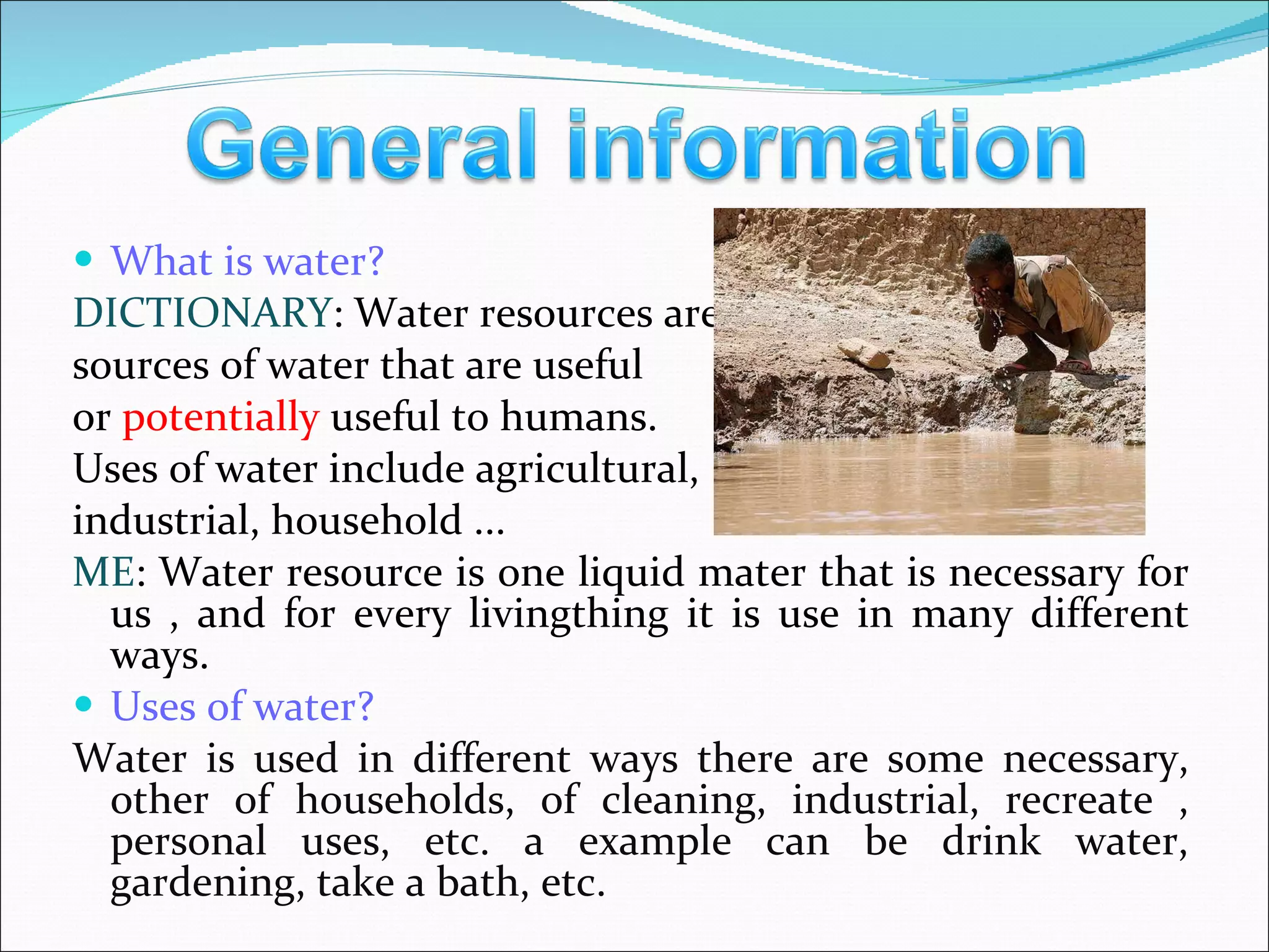 Water resource valentina rivas booklet | PPT | Agriculture | Industries