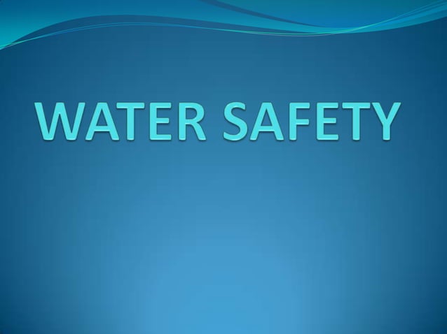Water safety | PPTX