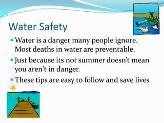 Water Safety | PPTX