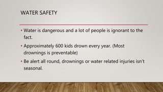 Water Safety and Awareness | PPTX