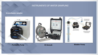 Water Sampling and analysis instruments | PPTX