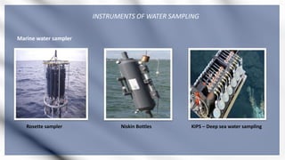 Water Sampling and analysis instruments | PPTX