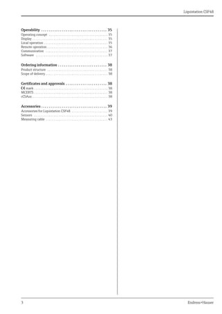 Water samplers-Liquistation CSF48 | PDF