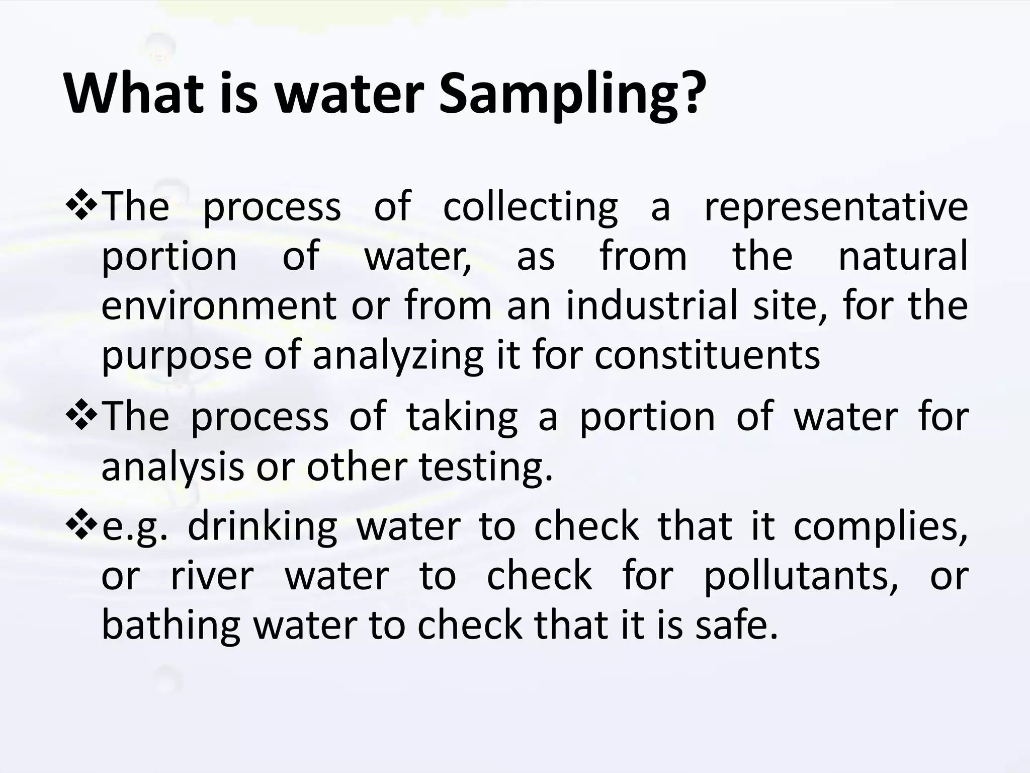 watersampling-170819224908.pptx