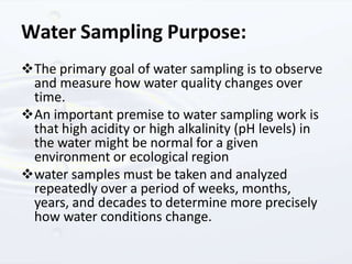 watersampling-170819224908.pptx | Home Appliances | Home & Garden