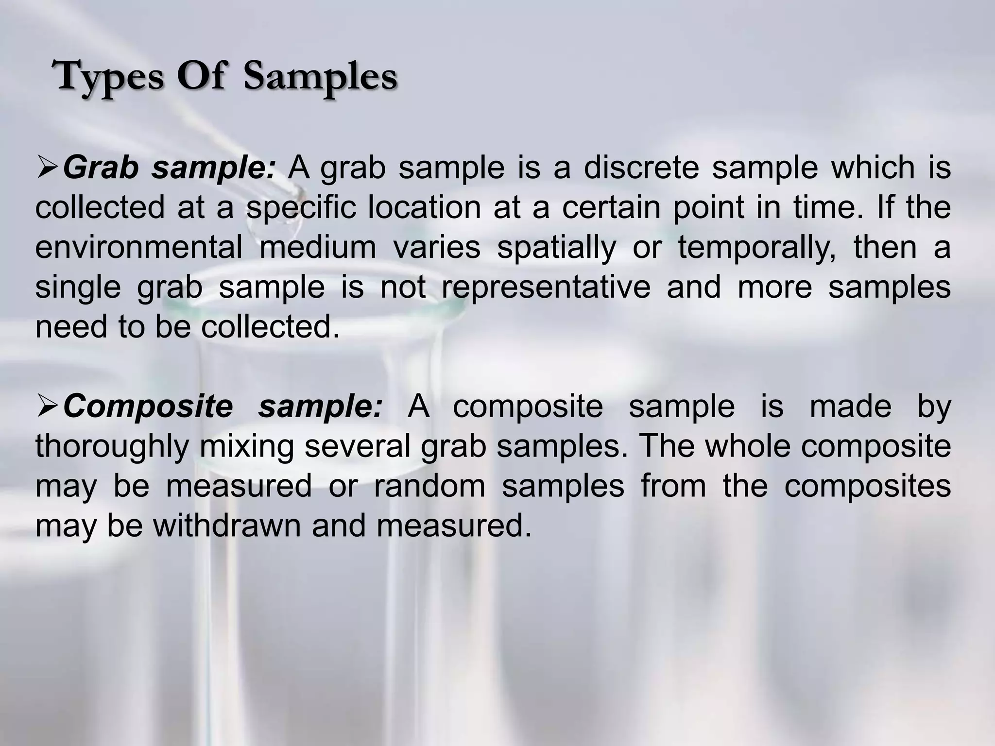 Water sampling , procedure, purpose , techniques and equipments | PPTX