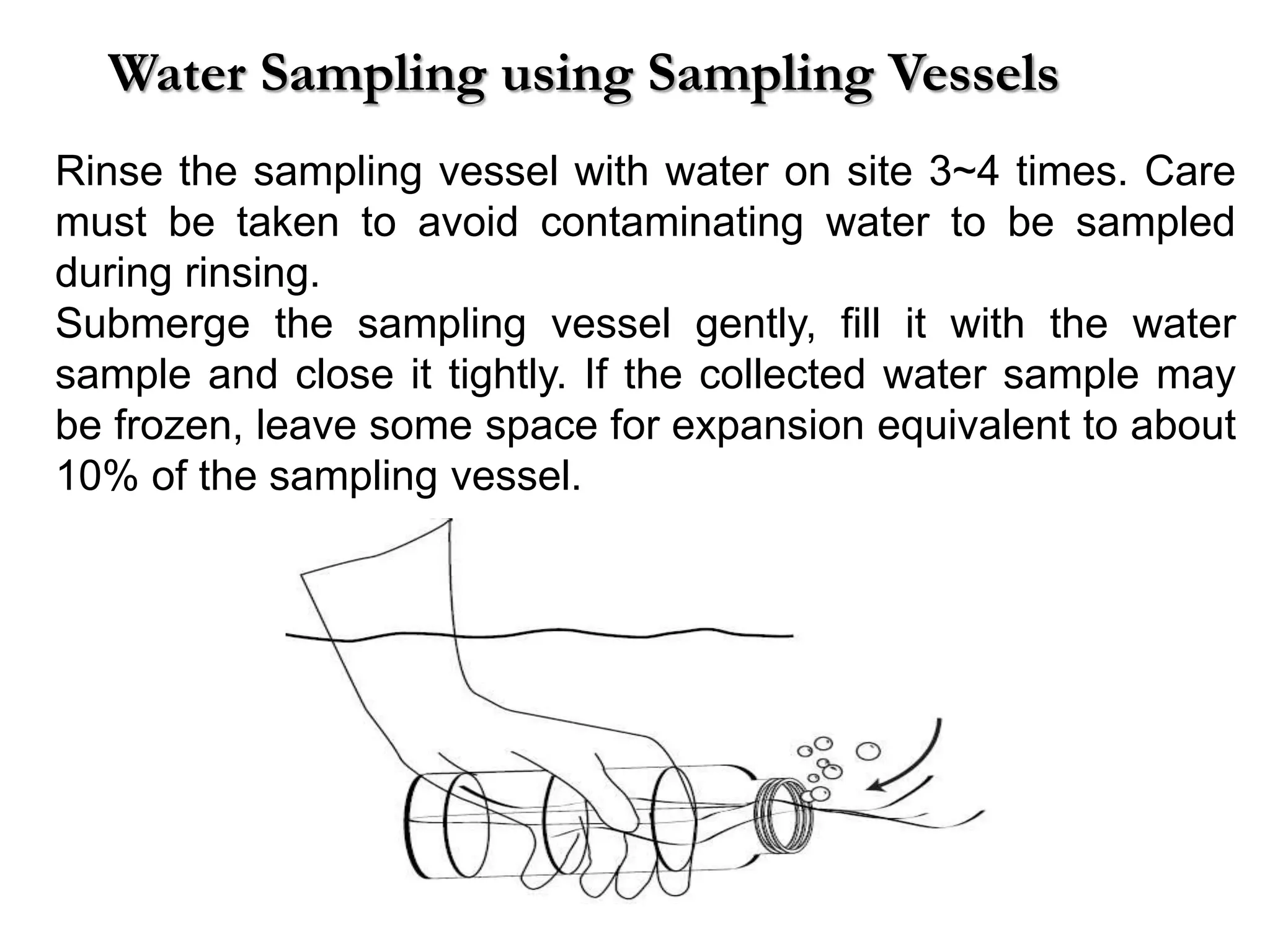 Water sampling , procedure, purpose , techniques and equipments | PPTX