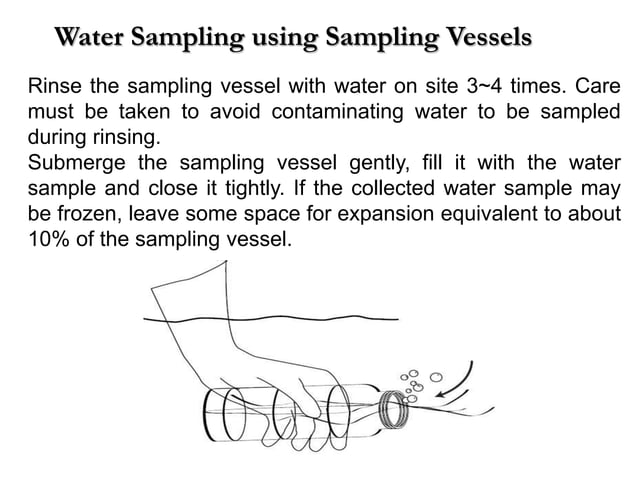 Water sampling , procedure, purpose , techniques and equipments | PPTX