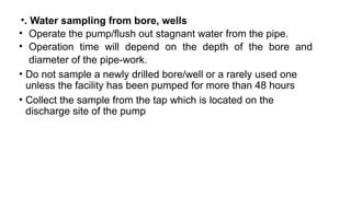 Water sampling.......................pptx
