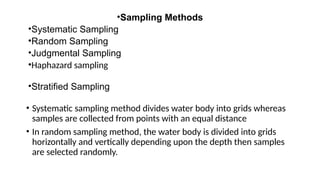 Water sampling.......................pptx