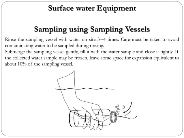 Water sampling methods and tools | PPTX