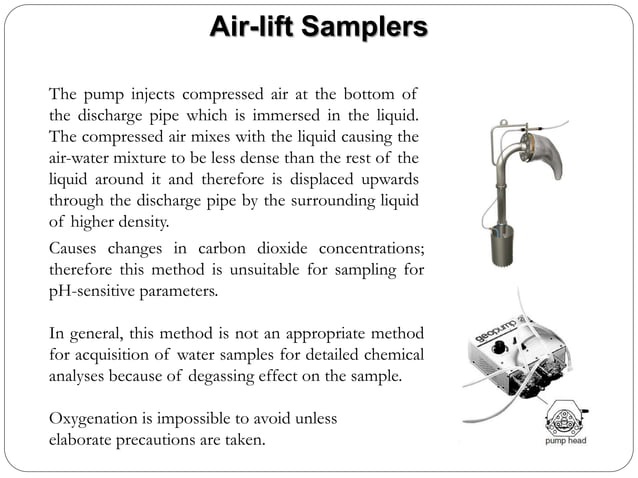 Water sampling methods and tools | PPTX
