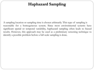 Water sampling methods and tools | PPTX