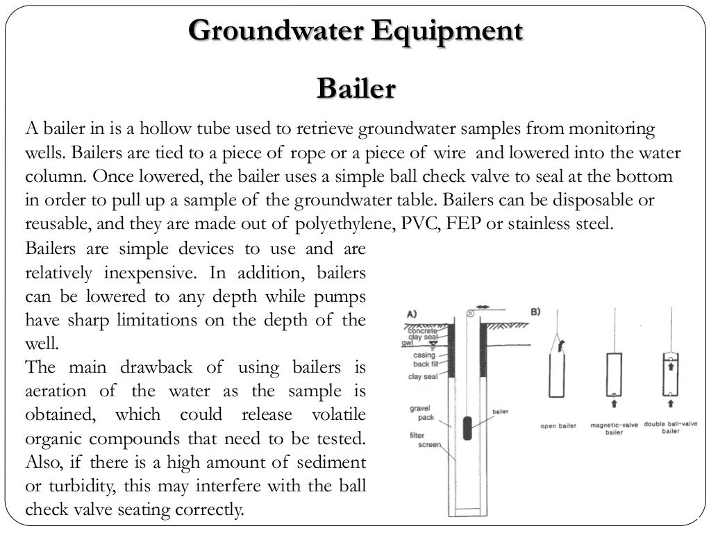 Water sampling methods and tools