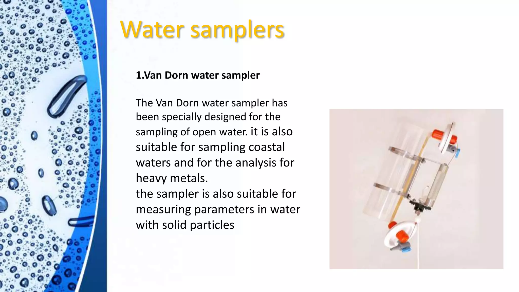 Water sampling ppt | PPTX