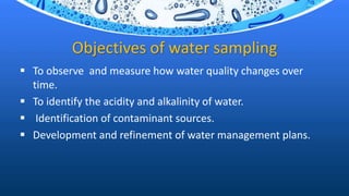Water sampling ppt | PPTX