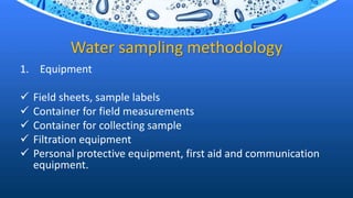 Water sampling ppt | PPTX