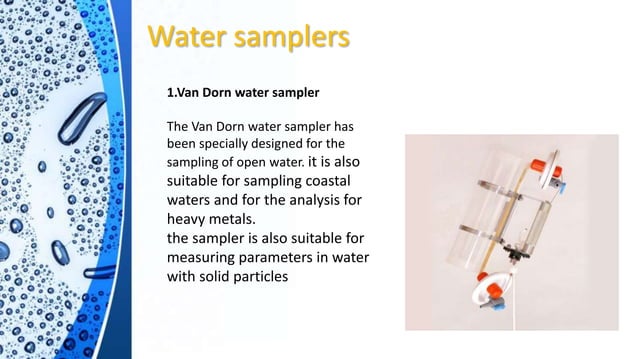 Water sampling ppt | PPTX