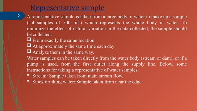 Water Sampling Processing in Chemistry.pptx