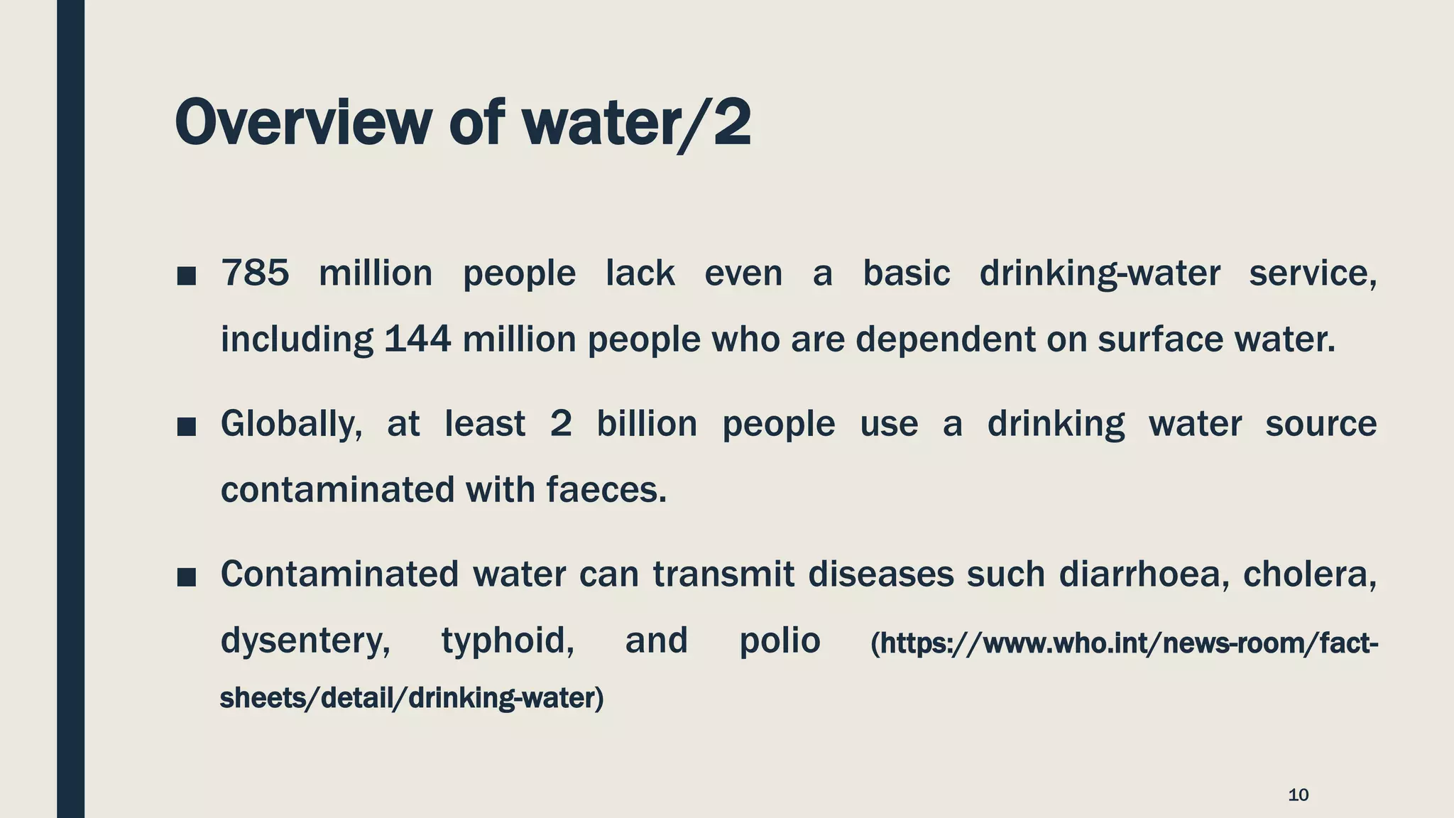 Water & sanitation | PPTX