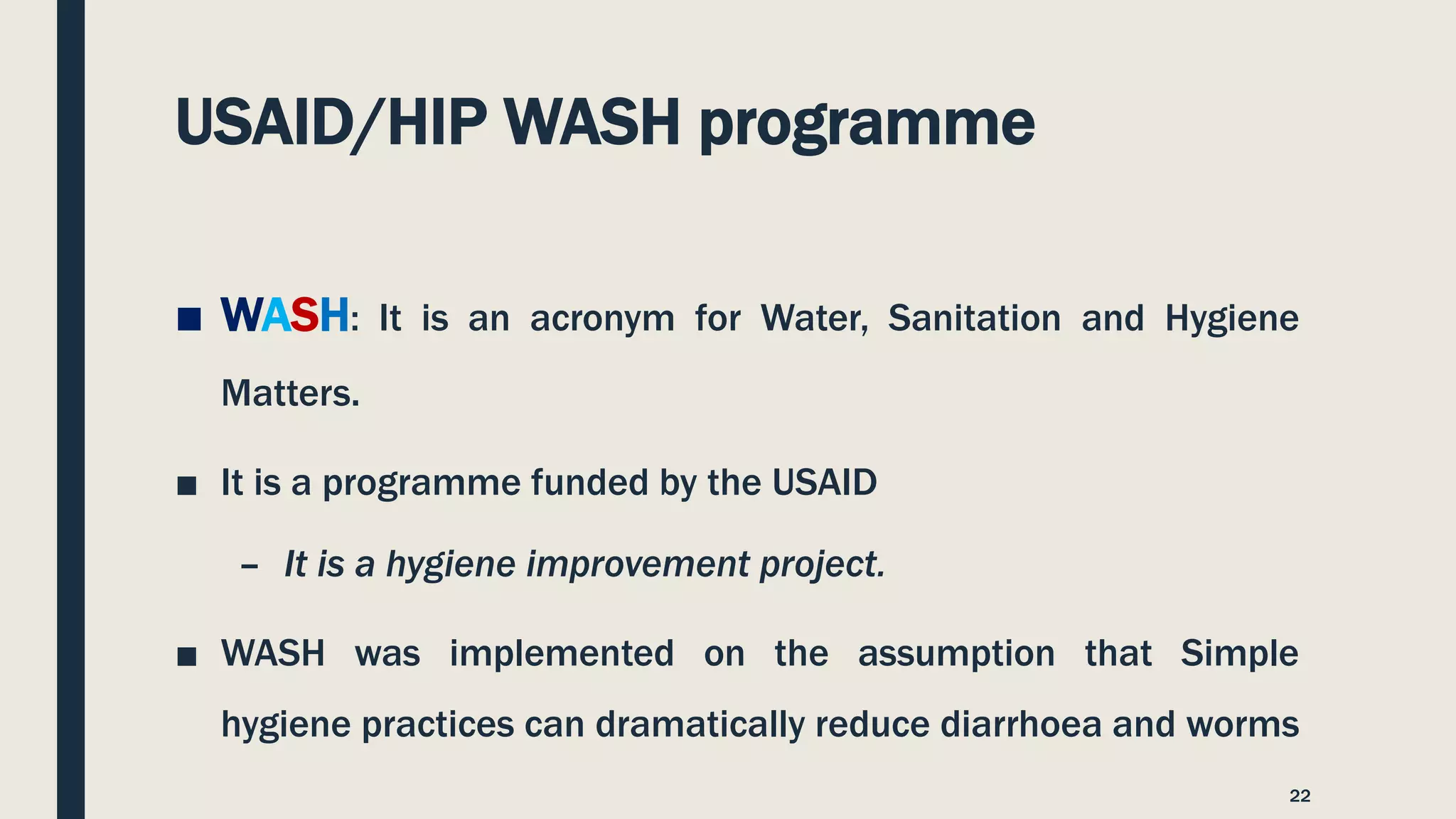 Water & sanitation | PPTX
