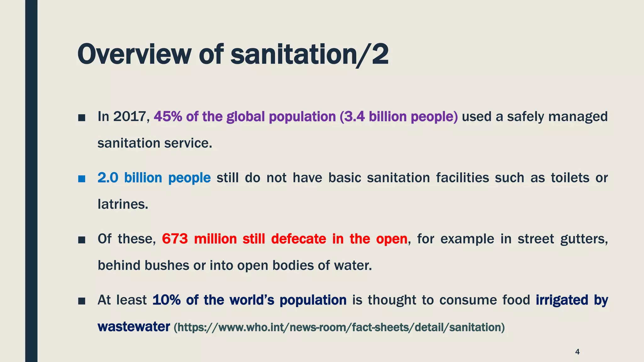 Water & sanitation | PPTX