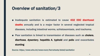 Water & sanitation | PPTX