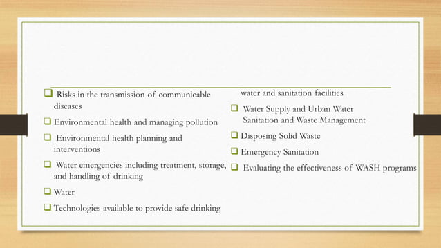 WATER, SANITATION, HYGEINE AND SANITATION OUTLINE..pdf
