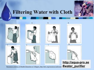 Water sanitation powerpoint aqua pro.ae