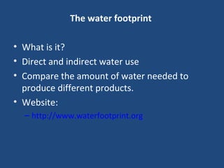Water saving campaign | PPT