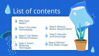 Water Saving for sustainability improvements.pptx