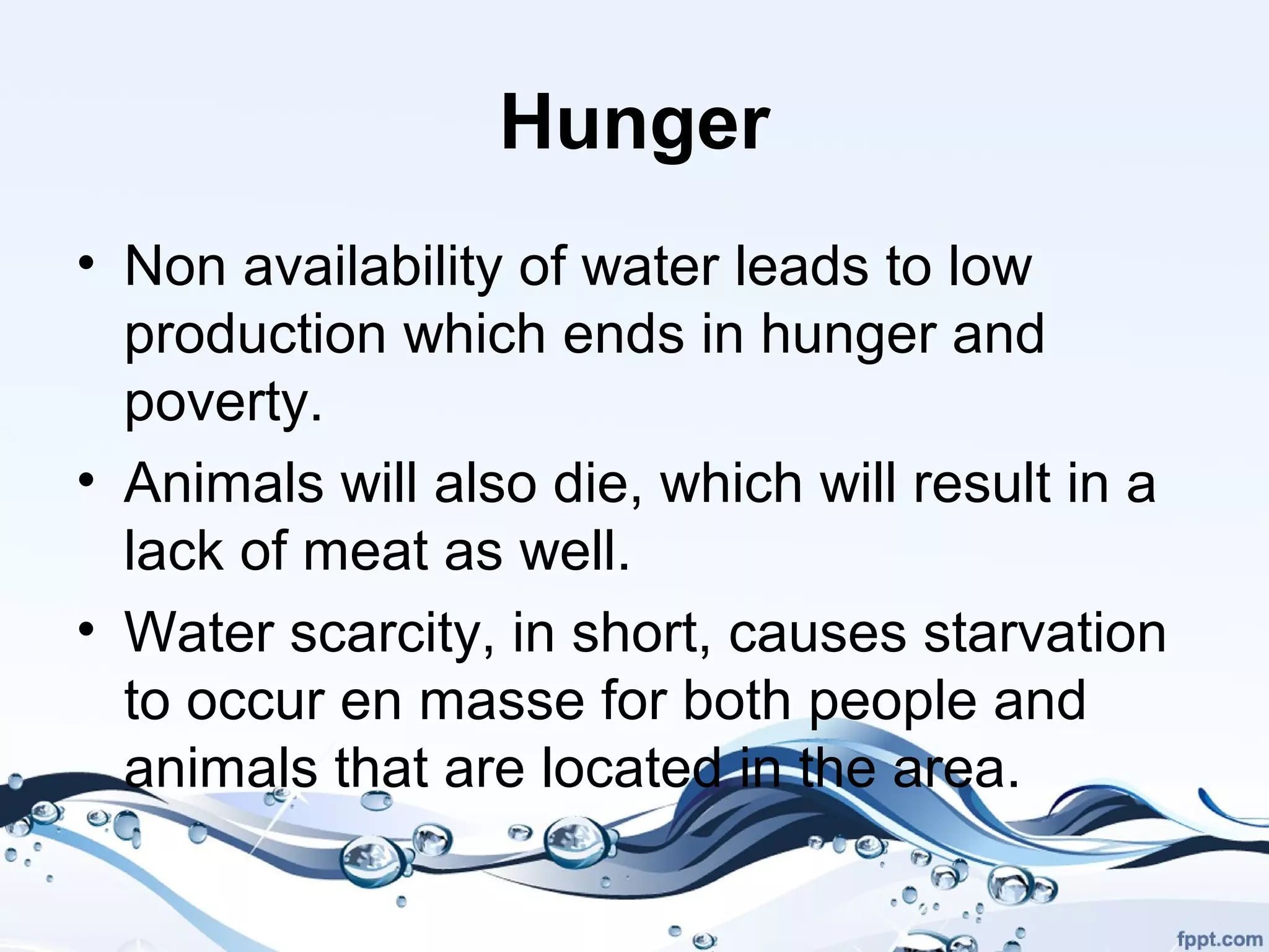 Water scarcity in india | PPT