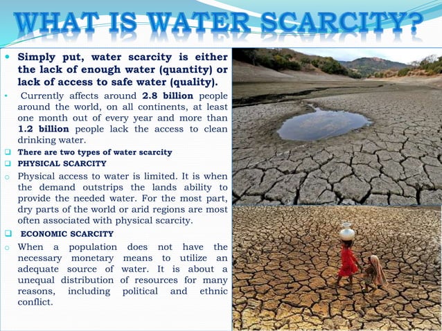 Water scarcity | PPT