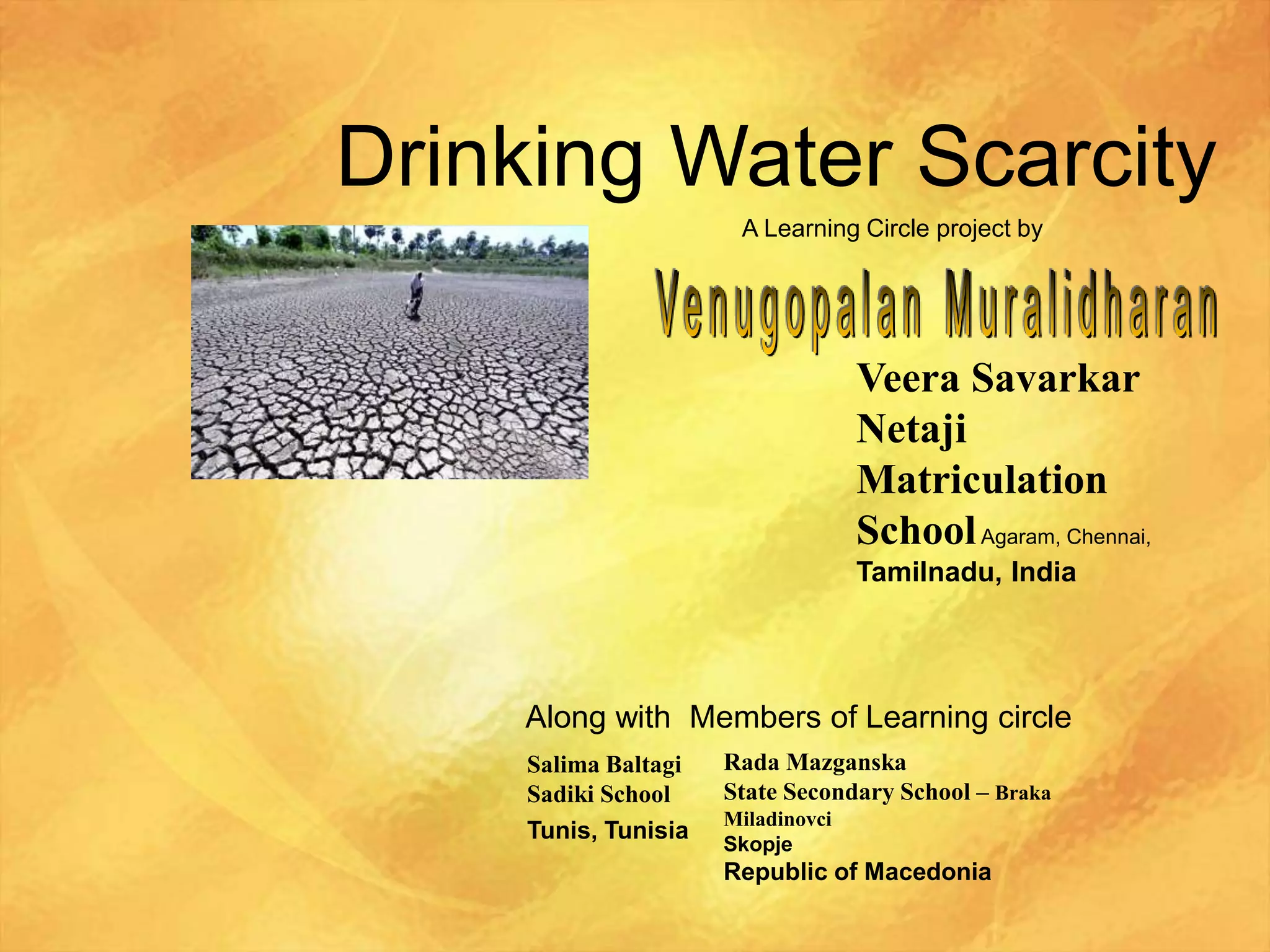 Water scarcity | PPT