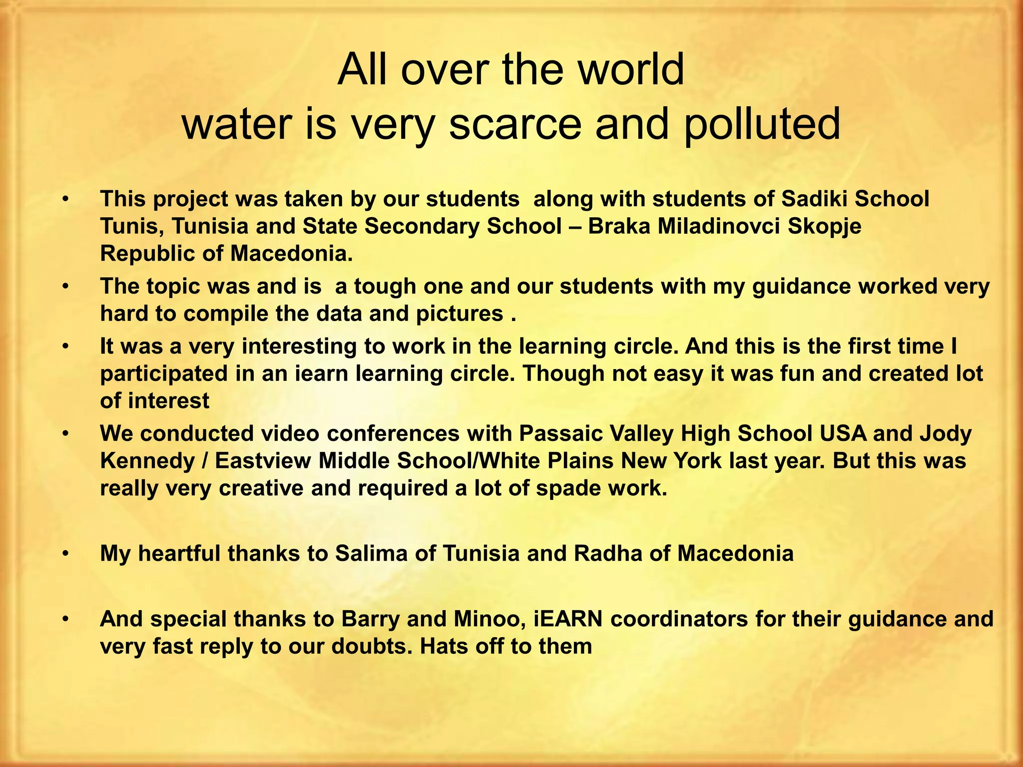 Water scarcity | PPT