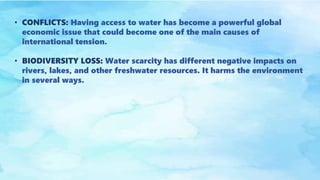 Water scarcity and its remedial measures | PPTX